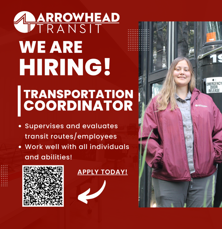New Job Posting in Hermantown, MN | Arrowhead Transit